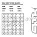 Western Kids Activity Guide, Downloadable Pages, Word Search, Ages 5-9 ...