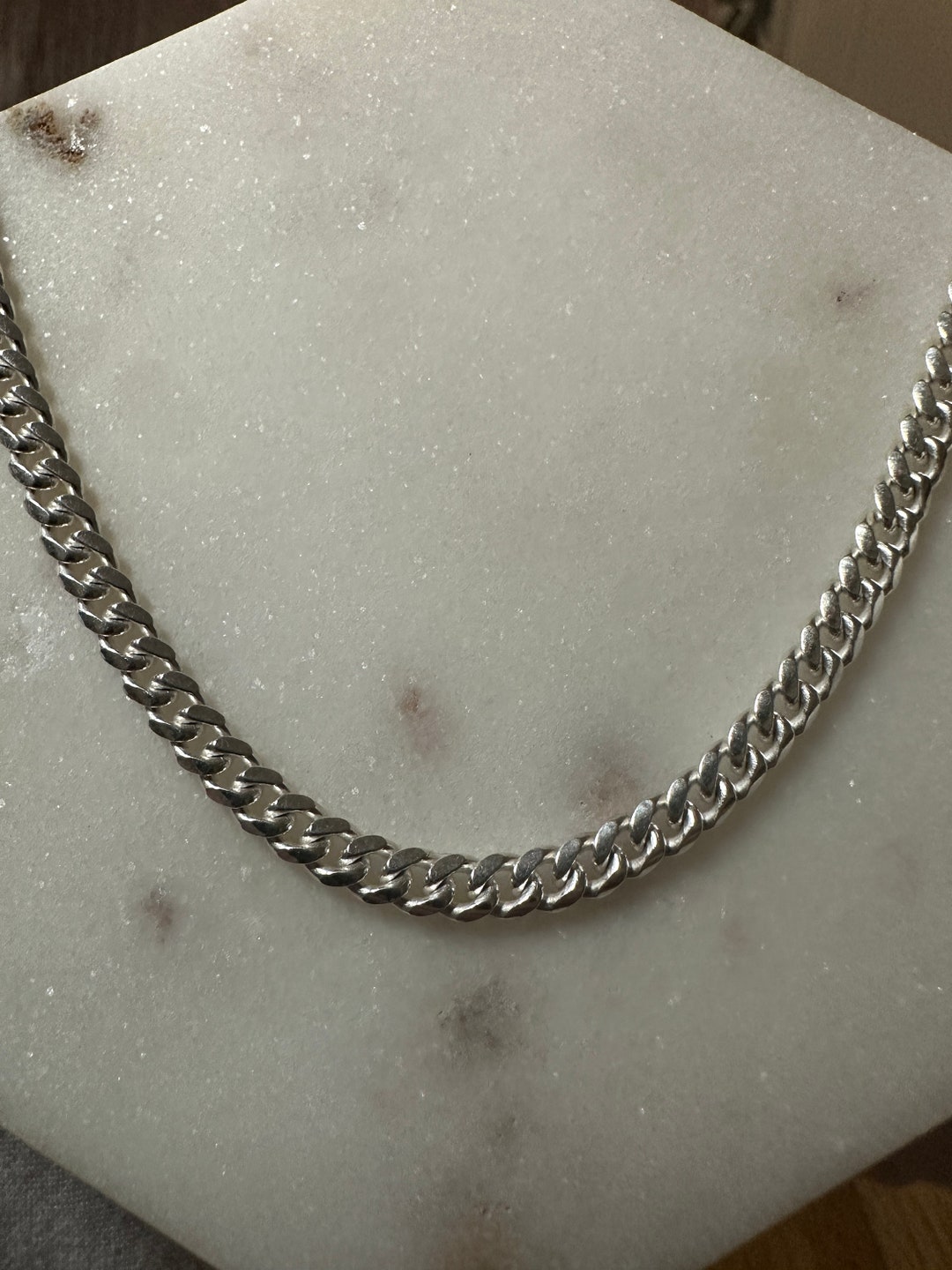 Miami Cuban Link in Sterling Silver - Etsy