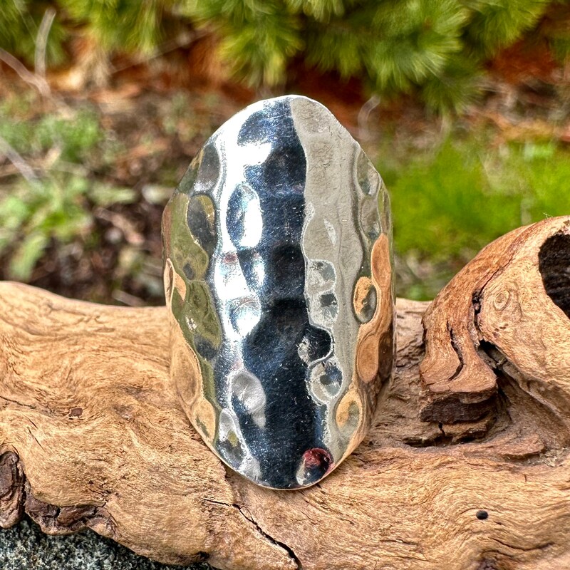 Sterling Silver Long Ring - Etsy