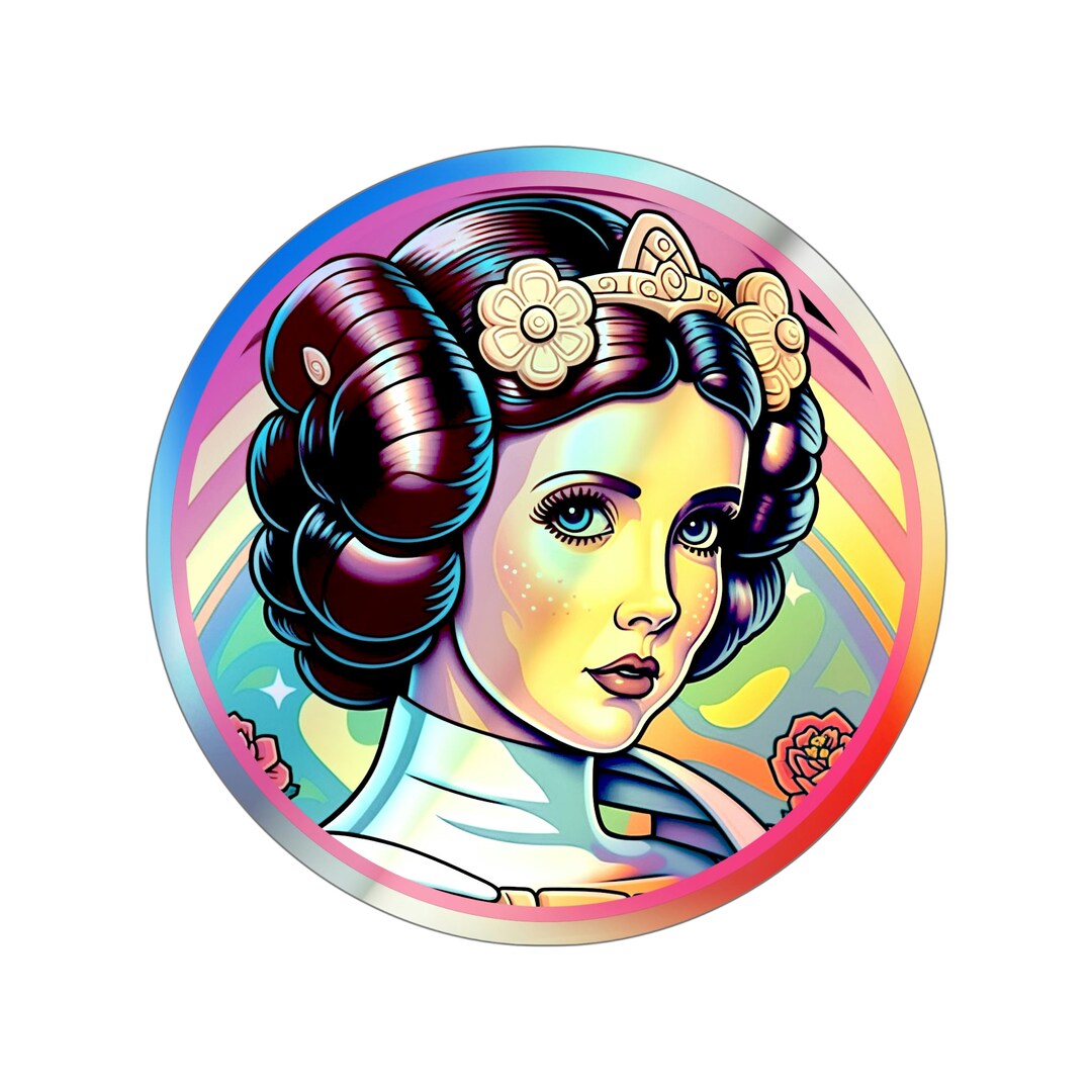 Holographic Die-cut Stickers, Kid Core, 80's, 90's, Rainbow, Princess ...