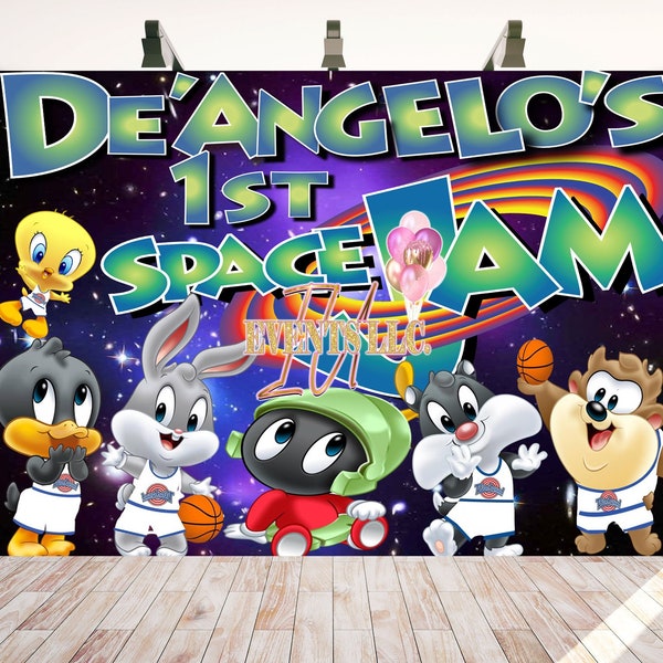 Space Jam Backdrop - Etsy