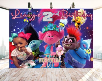 Custom Troll Backdrop - Etsy