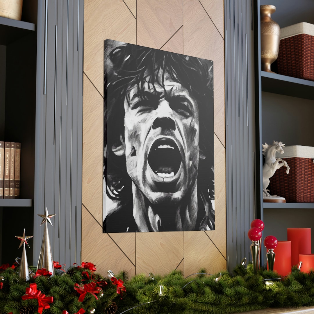 Mick Jagger in Pen Ai-generated keith - Etsy