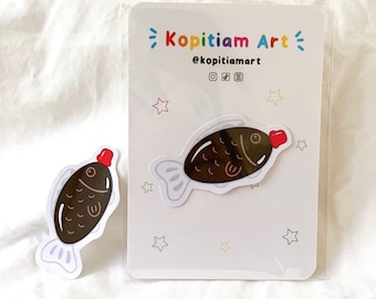 Soy Sauce Fish Sticker - Etsy