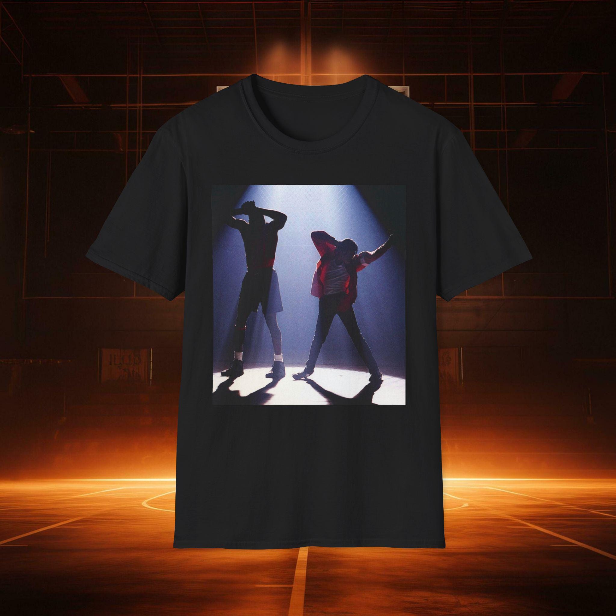 Michael Jordan and Michael Jackson Unisex Softstyle T-shirt, Jam, Bad ...