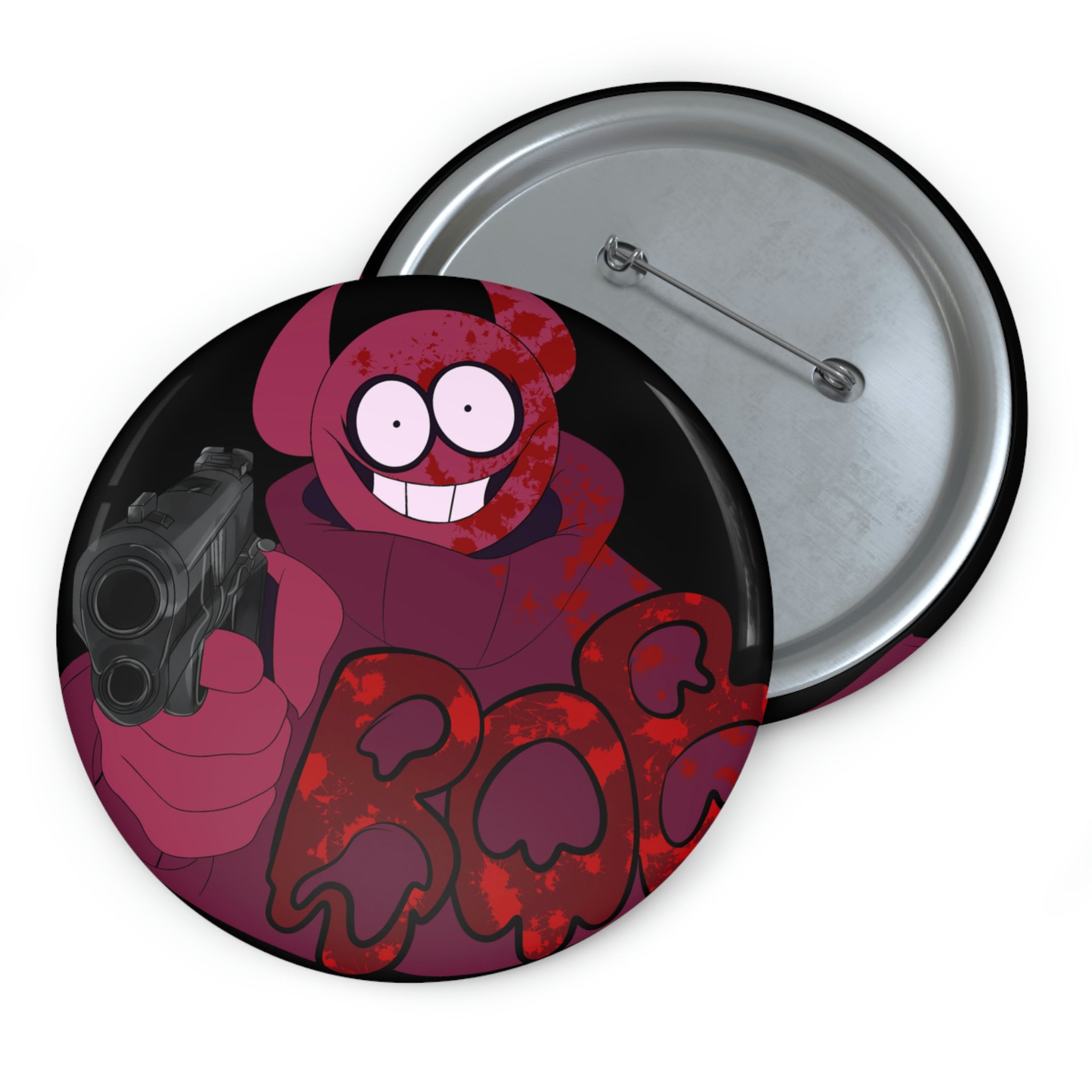 Bob Velseb Spooky Month Custom Pin Buttons - Etsy