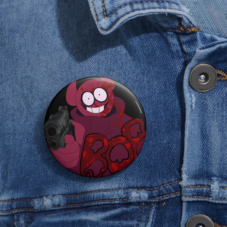 Bob Velseb Spooky Month Custom Pin Buttons Etsy