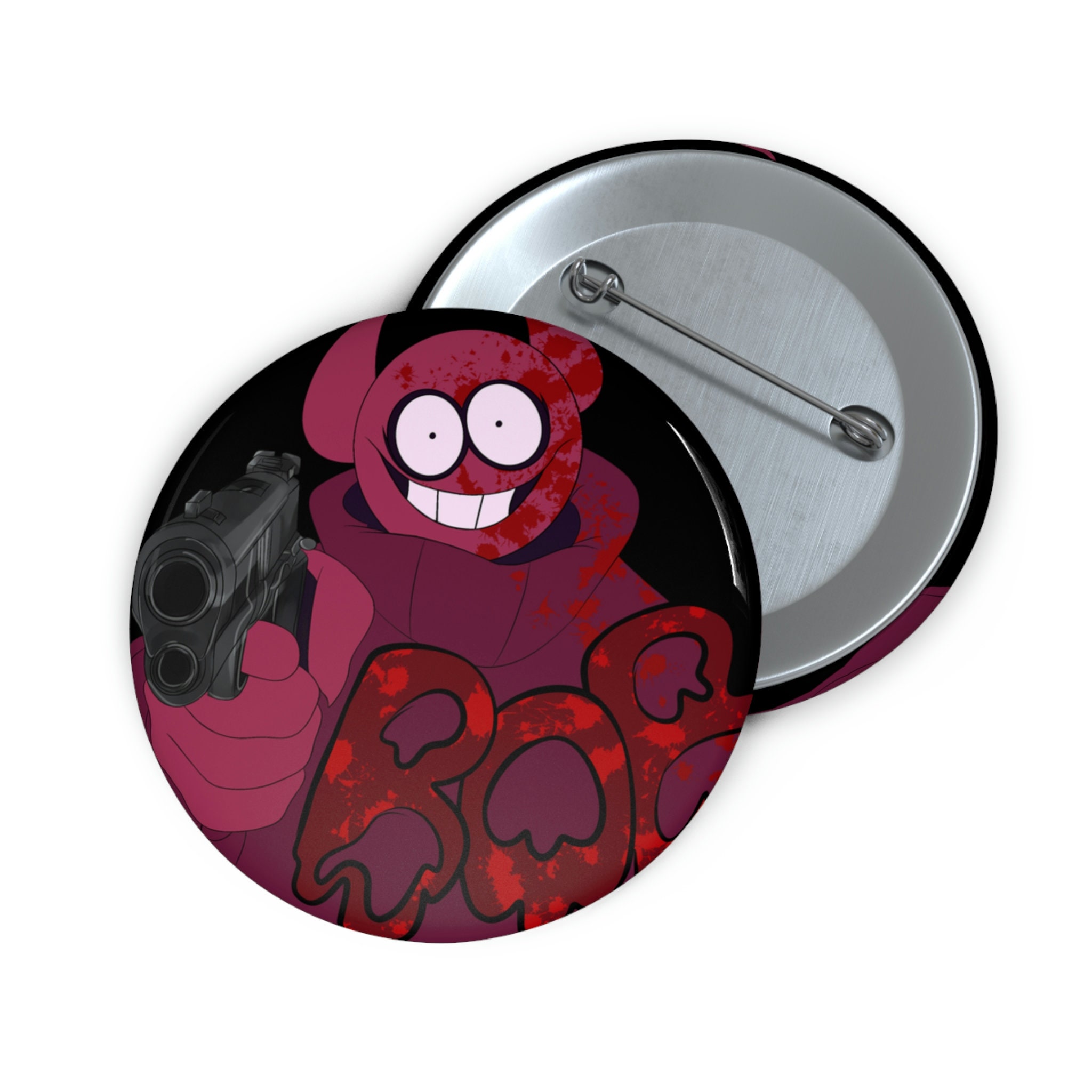 Bob Velseb Spooky Month Custom Pin Buttons Etsy