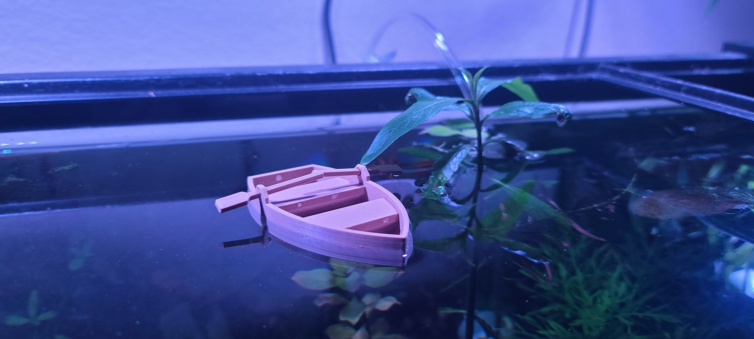 Miniature Row Boat for Aquariums - Etsy