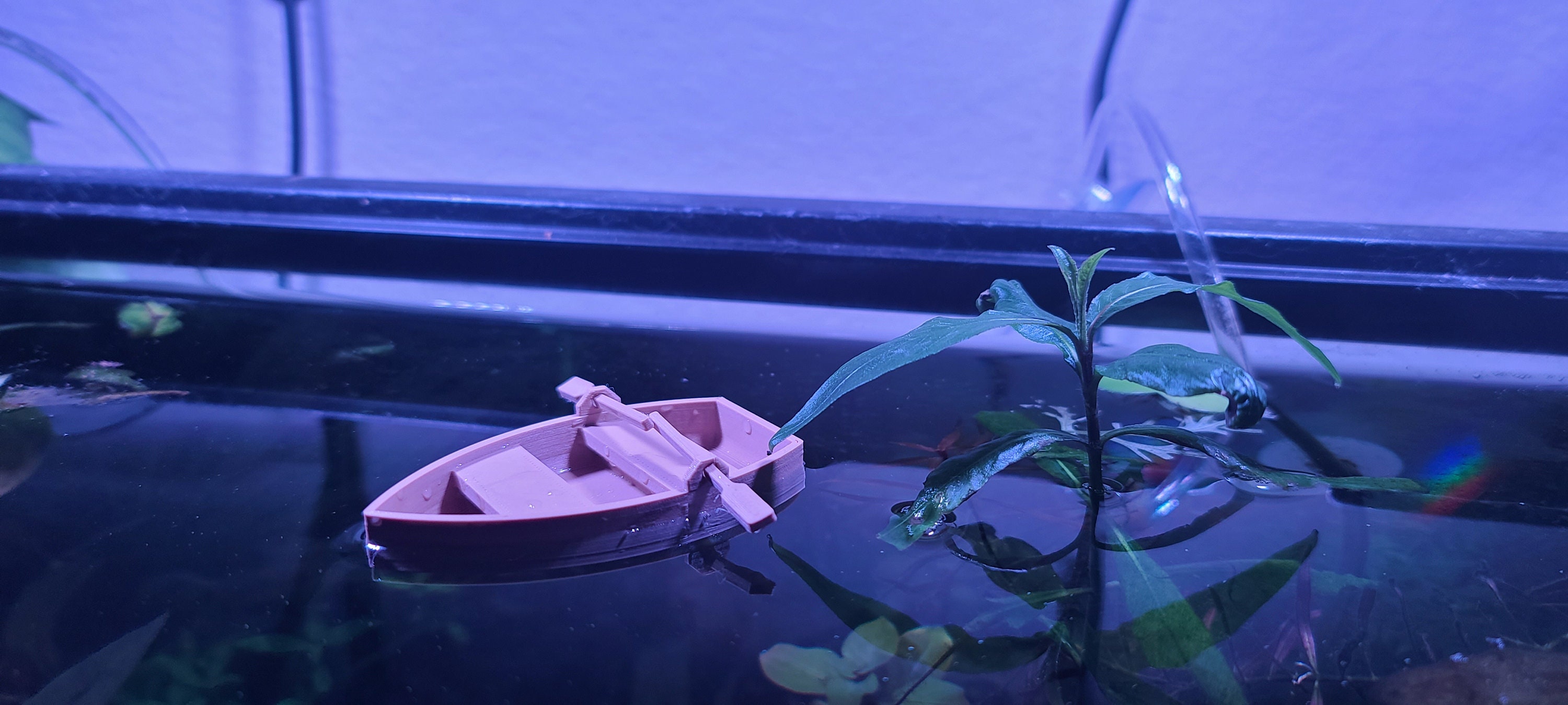 Miniature Row Boat for Aquariums - Etsy