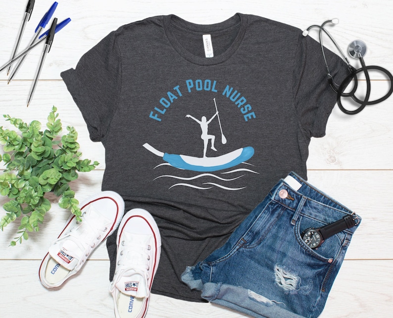 Float Pool Nurse, Float Pool Nurse Shirt, Funny Rn Shirt, Rn Shirt, Rn ...