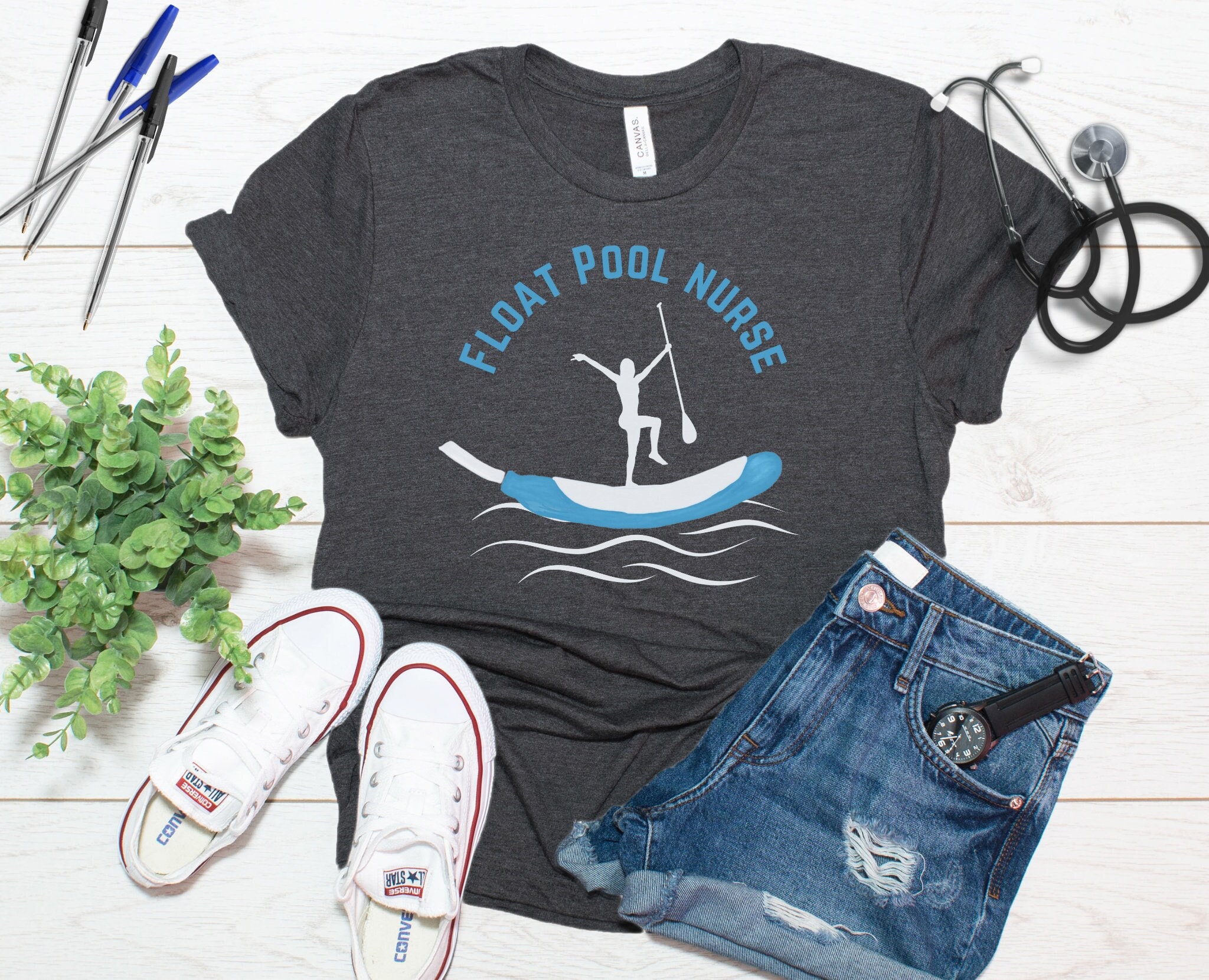 Float Pool Nurse, Float Pool Nurse Shirt, Funny Rn Shirt, Rn Shirt, Rn Gift, Healthcare Humor ...