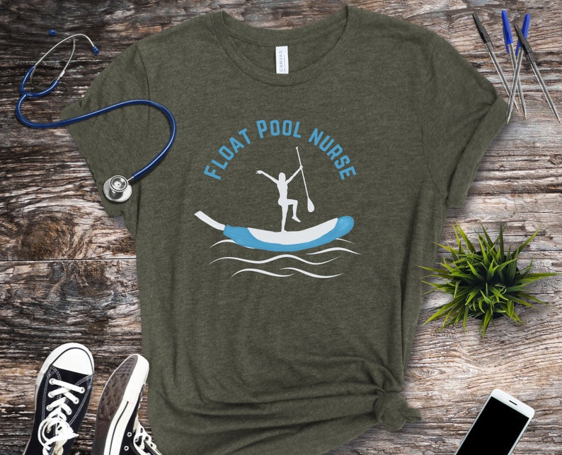 Float Pool Nurse, Float Pool Nurse Shirt, Funny Rn Shirt, Rn Shirt, Rn ...