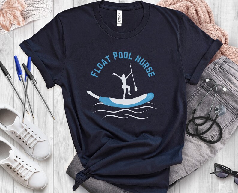 Float Pool Nurse, Float Pool Nurse Shirt, Funny Rn Shirt, Rn Shirt, Rn ...