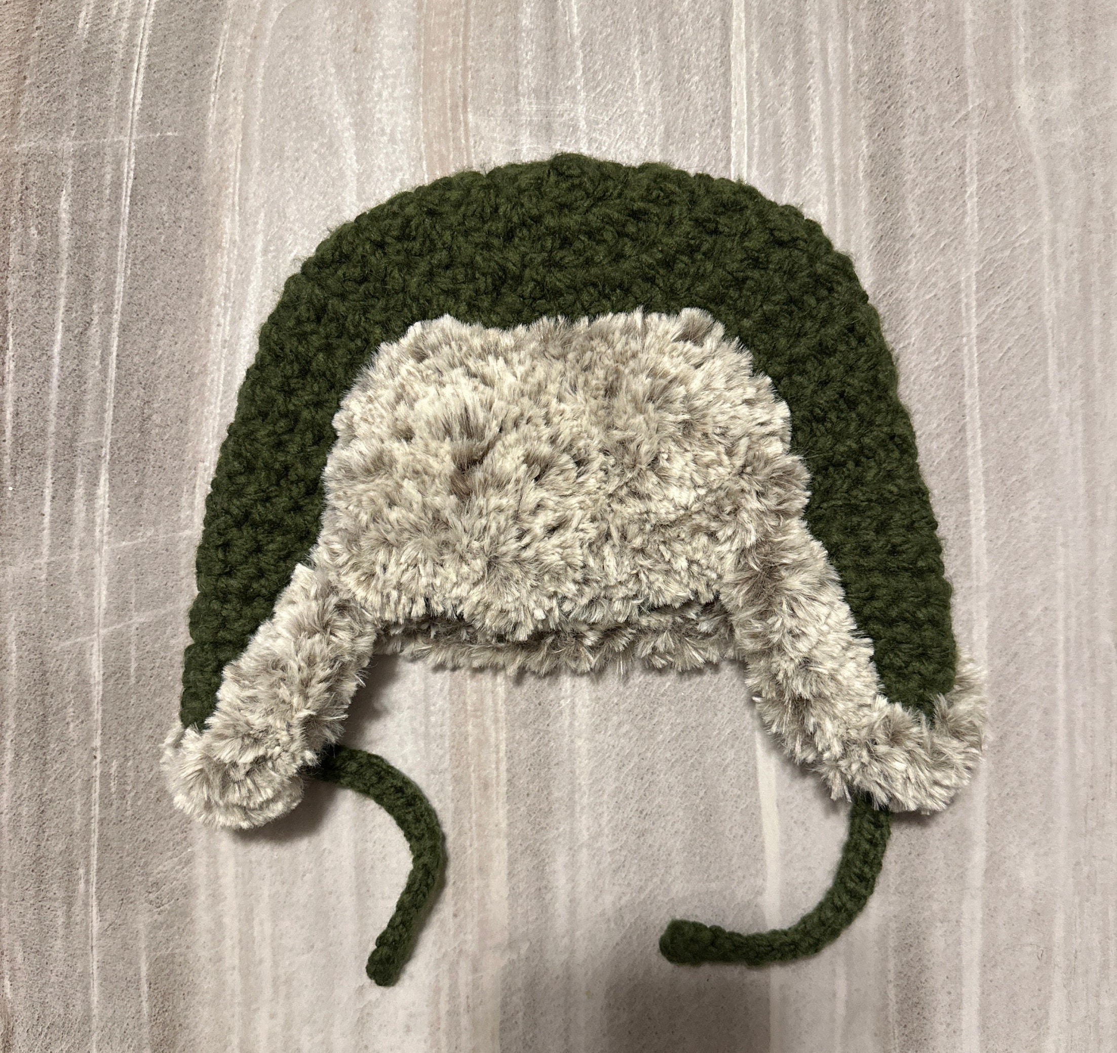 Handmade Cute Baby Trapper Hat/beanie Winter Christmas Fuzzy - Etsy