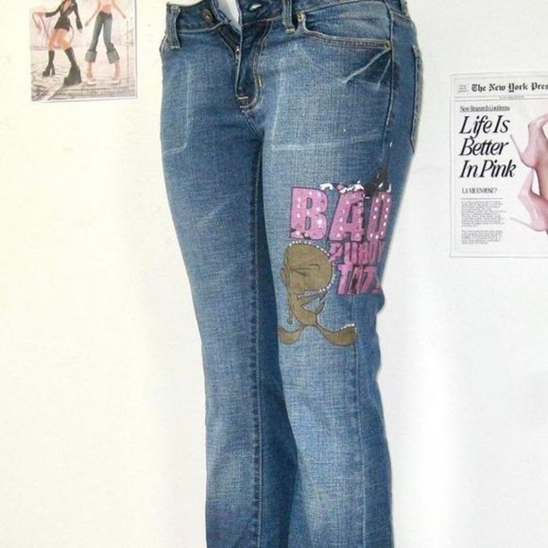 Lot29 Tweety Bird Rhinestone Jeans (3 Est) - Etsy