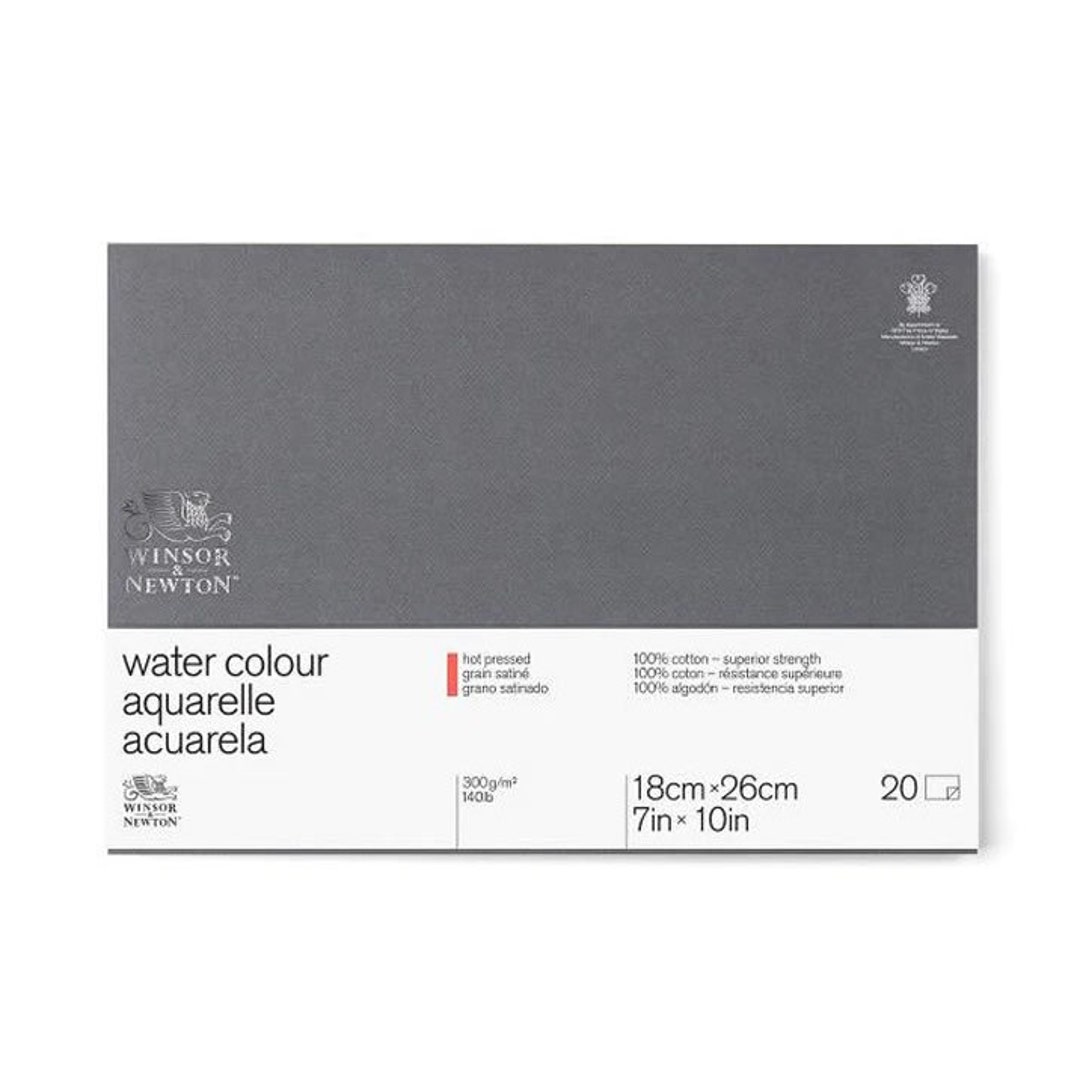 Winsor & Newton Professional Watercolour Paper Block 140 Lb. Hot Press ...