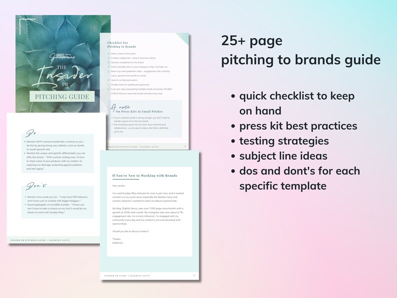 30+ Brand Email Pitch | UGC Brand Email Pitch Templates | Instagram ...