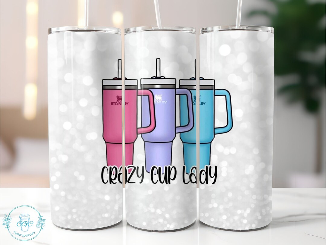 Crazy Cup Lady 20oz Tumbler Wrap - Etsy