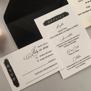 LETTER PRESS Wedding Inivitation Suite | Embossed Wedding Invitations ...