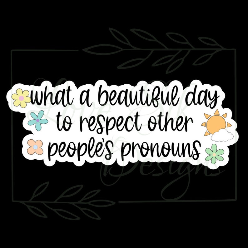 Respect Peoples Pronouns, Pride Sticker, Ally Stickers, Pride Month ...