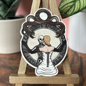 Swiftie Tortured Poets Sticker, Whos Afraid of Little Old Me Mirror ...