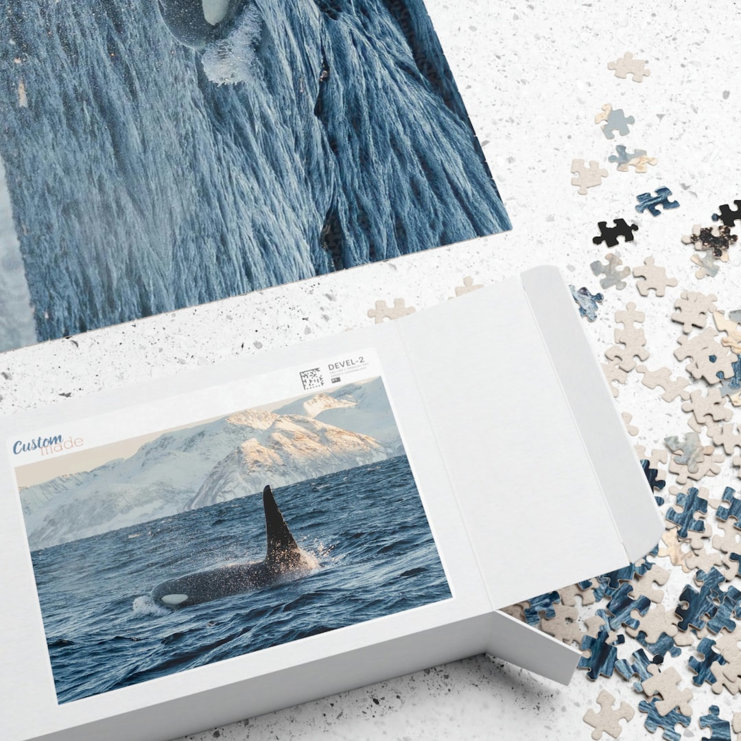 Orca Killer Whale Jigsaw Puzzle Toy 110, 252, 500, 1014-piece - Etsy