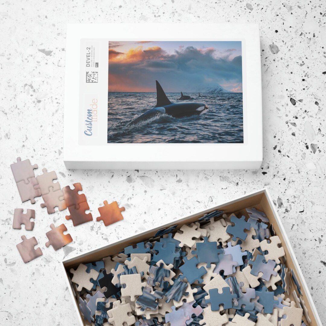 Killer Whale orca Jigsaw Puzzle 110, 252, 500, 1014-piece - Etsy