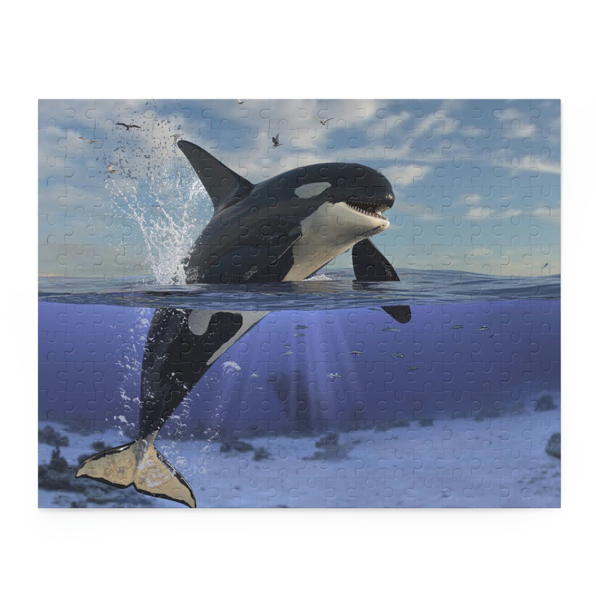 Orca killer Whale Puzzle Toy 120, 252, 500-piece - Etsy
