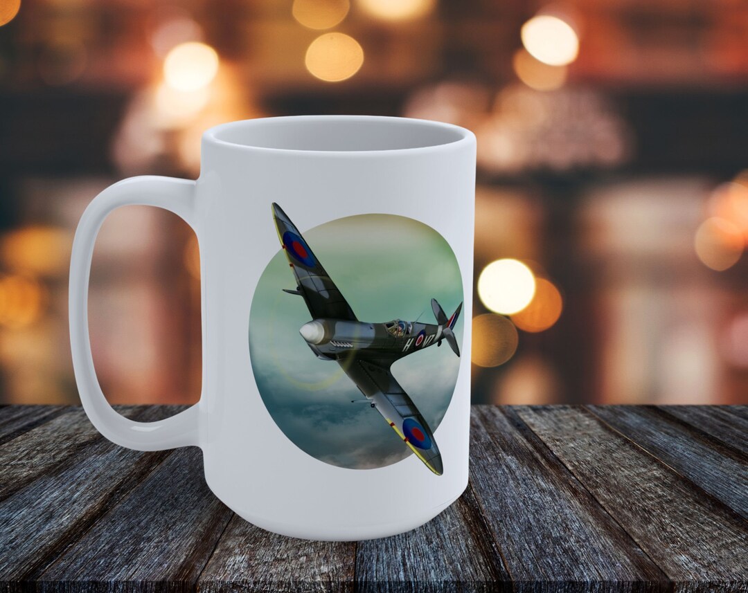 Spitfire Mug Nostalgic WWII Warbird Cup Pilot Mug Vintage - Etsy
