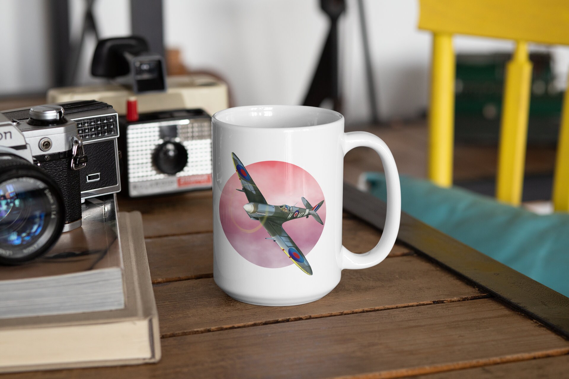Spitfire Mug Nostalgic WWII Warbird Cup Pilot Mug Vintage - Etsy