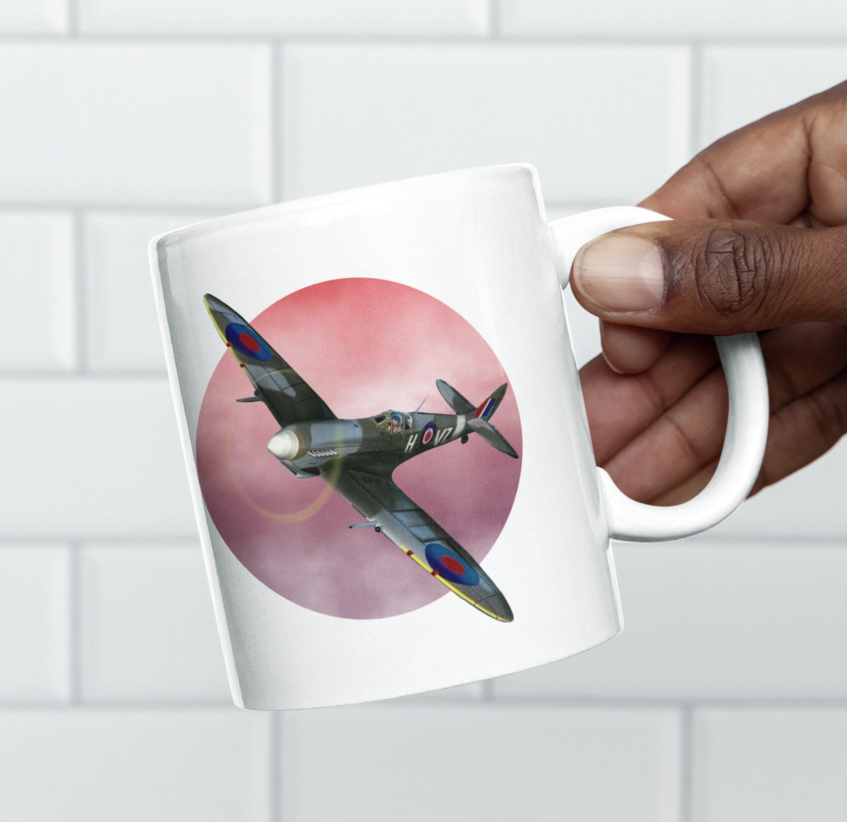 Spitfire Mug Nostalgic WWII Warbird Cup Pilot Mug Vintage - Etsy