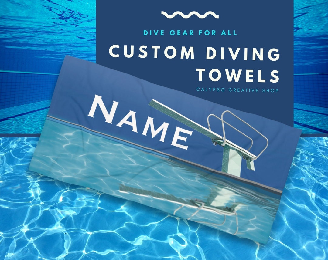 Custom Diving Board Towel Diver Luxury Towel Diver Custom Towel Diving ...