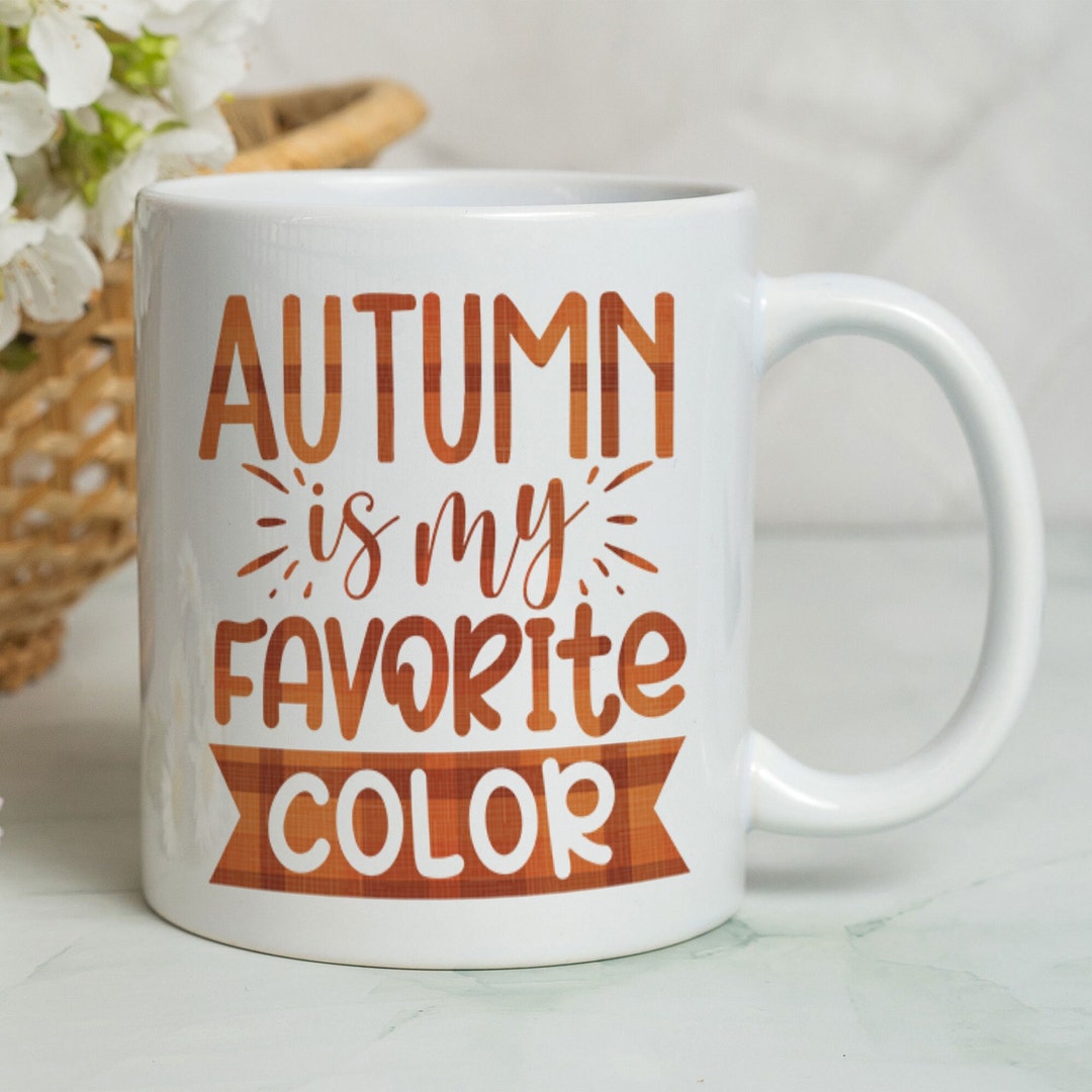 Fall in Love With Autumn Themed Coffee Mug for Coffee Lovers Seasonal ...