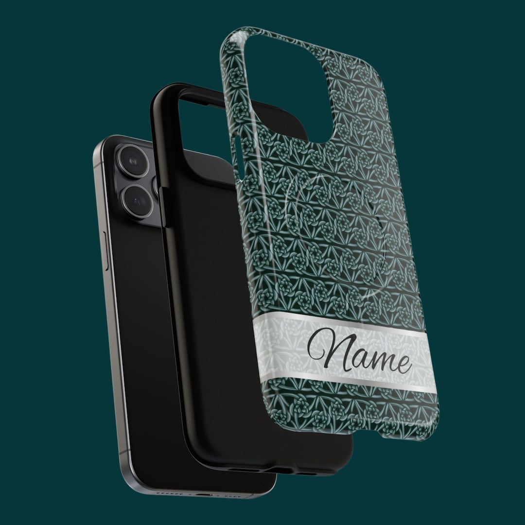 Custom Celtic Trinity Knot iPhone Case Personalized Norse Design Tough ...