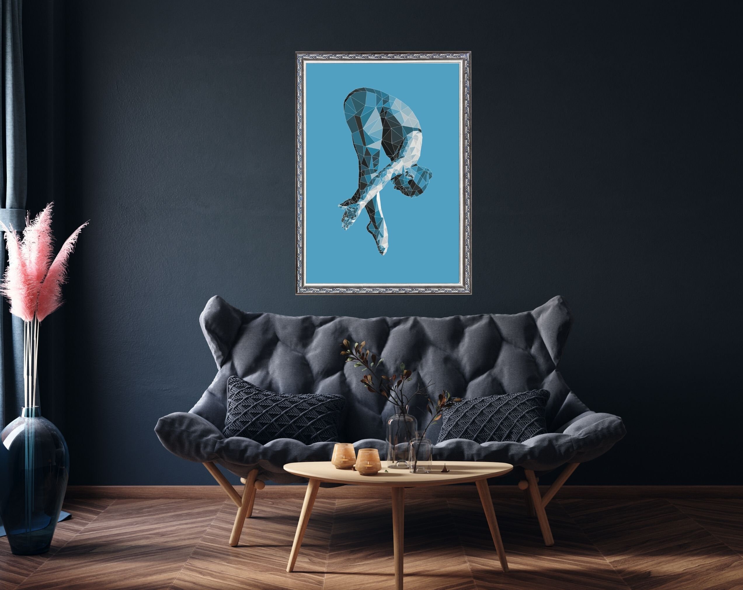 Diver Girl Poster Premium Matte Diving Team Art Diving Life - Etsy