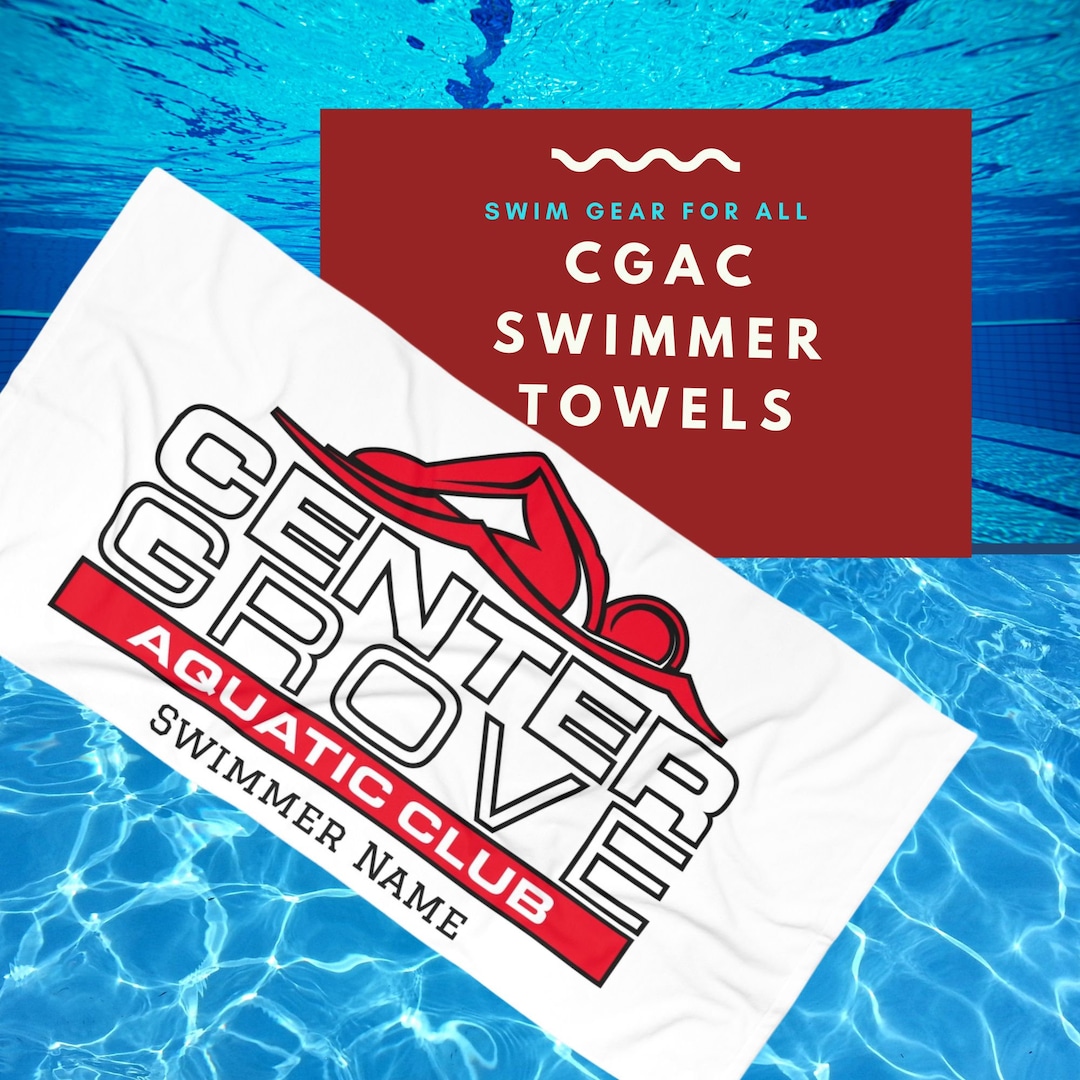 White Custom CGAC LOGO Beach Towel - Etsy
