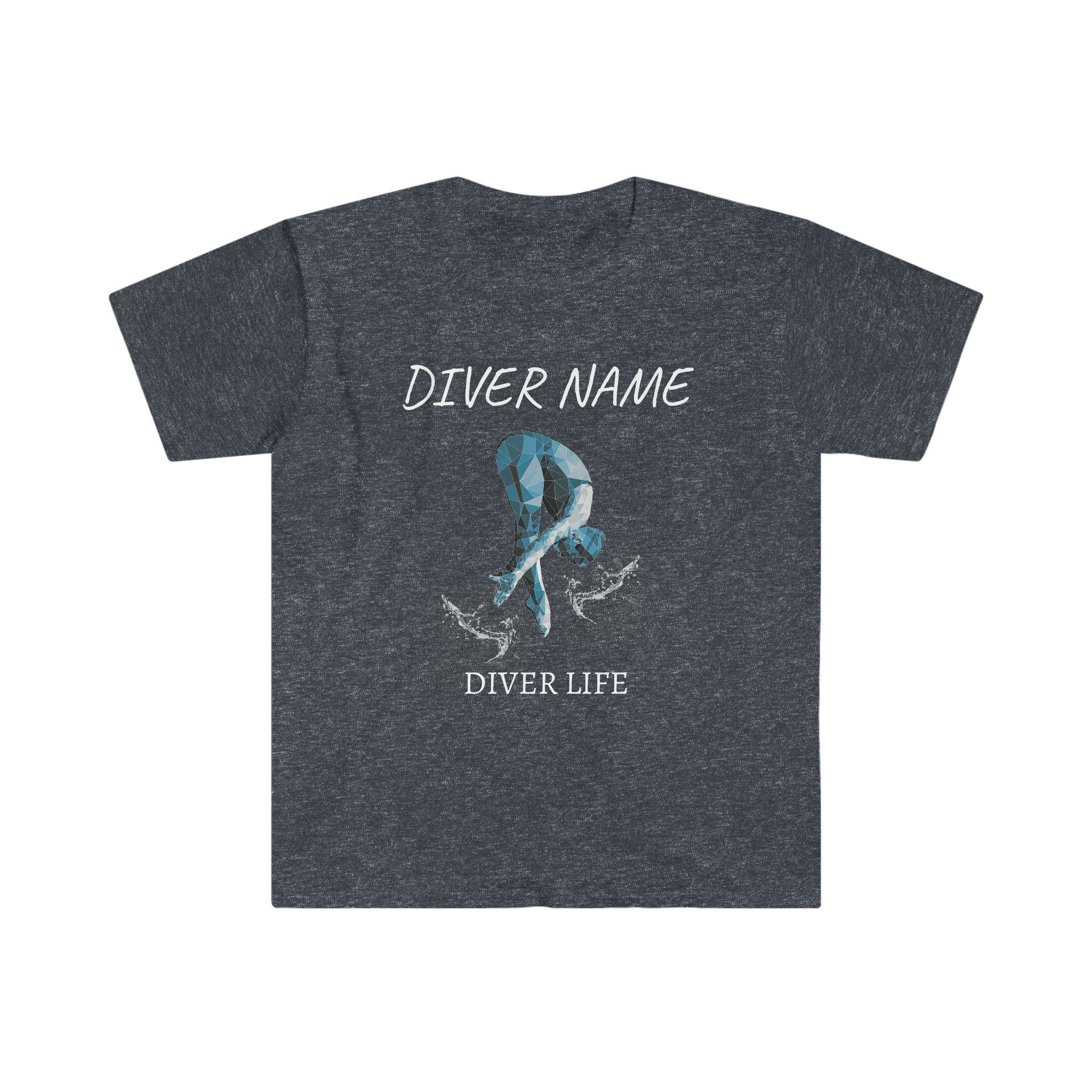 Custom Diver Live T-shirt Aquatics Diving Team Shirt Competitive Diving ...