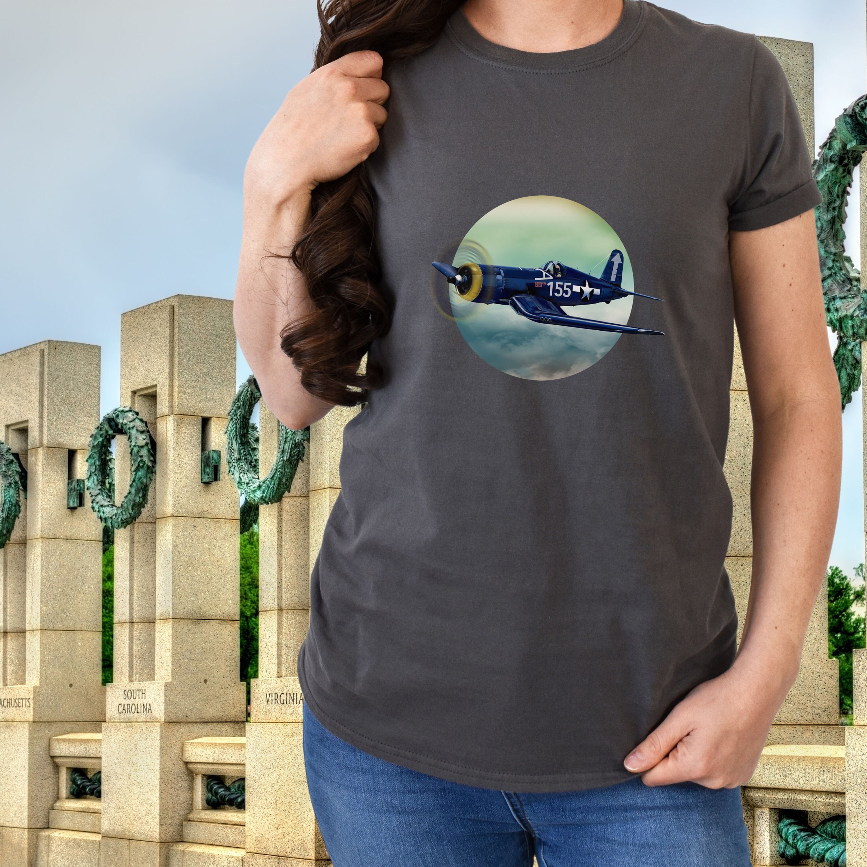 Corsair Warbird T-shirt WWII Propeller Plane Shirt Combat Fighter T ...