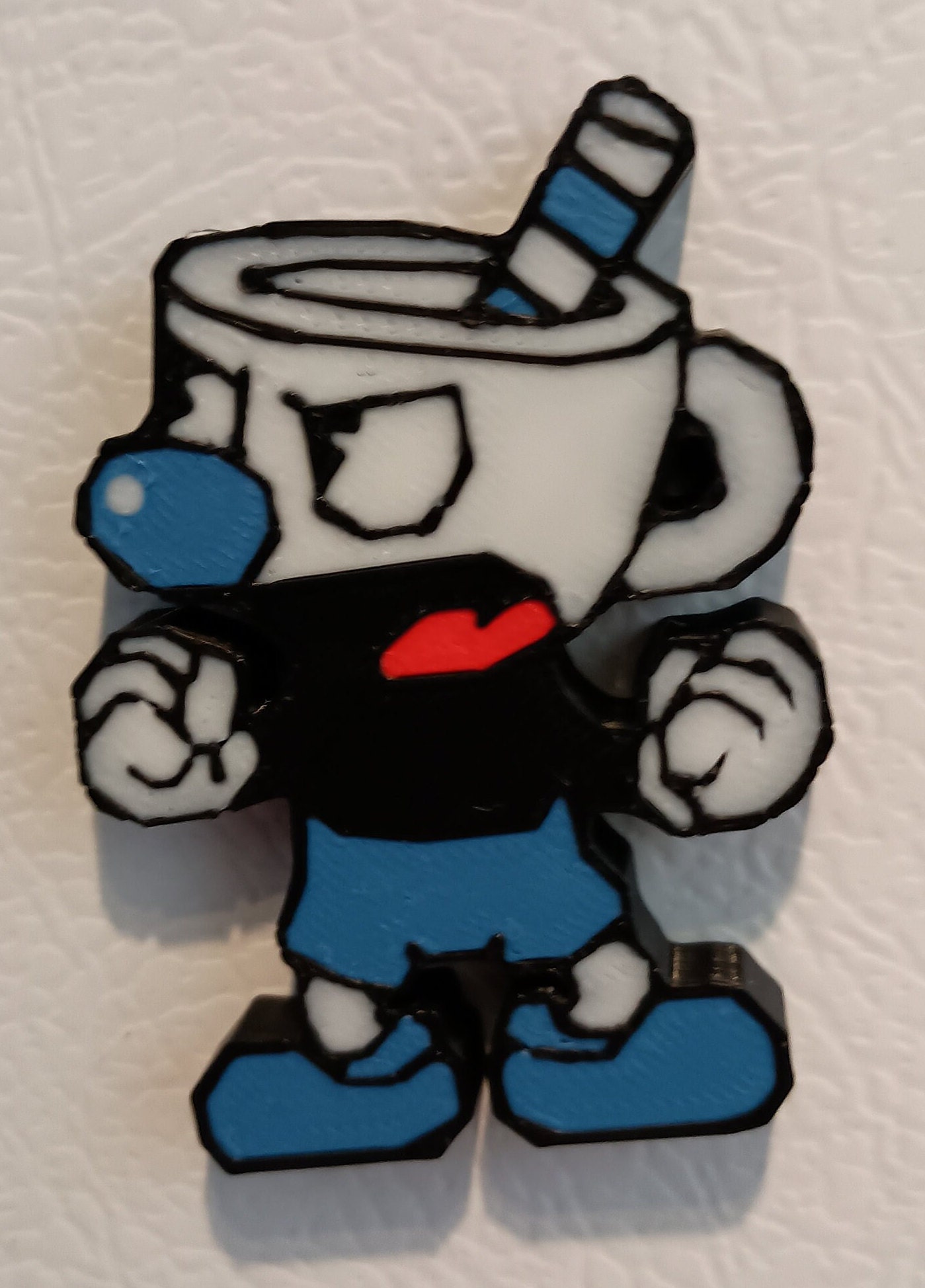 Cuphead, Mugman, & the Devil Magnet Set - 3D Printed Trio - Vintage ...