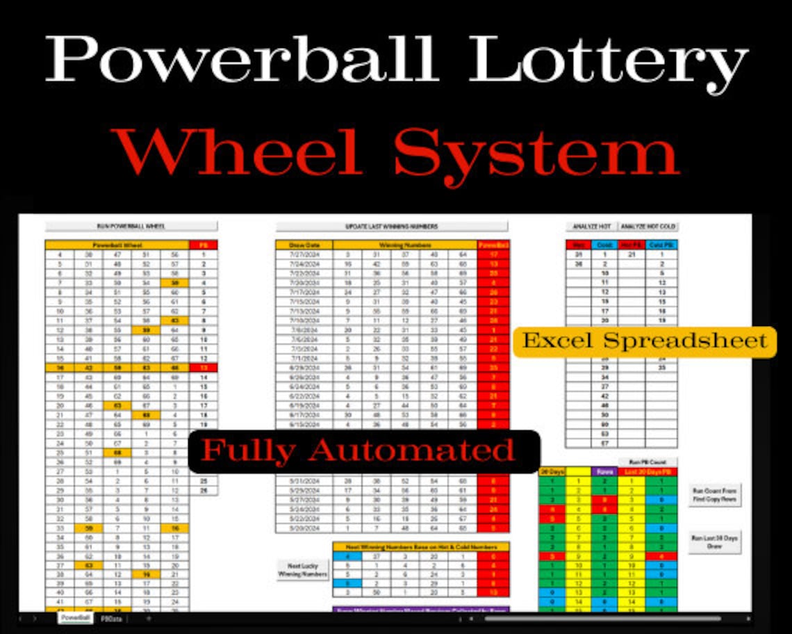 Powerball Wheel System Excel Spreadsheet – Maximize Your Winning ...