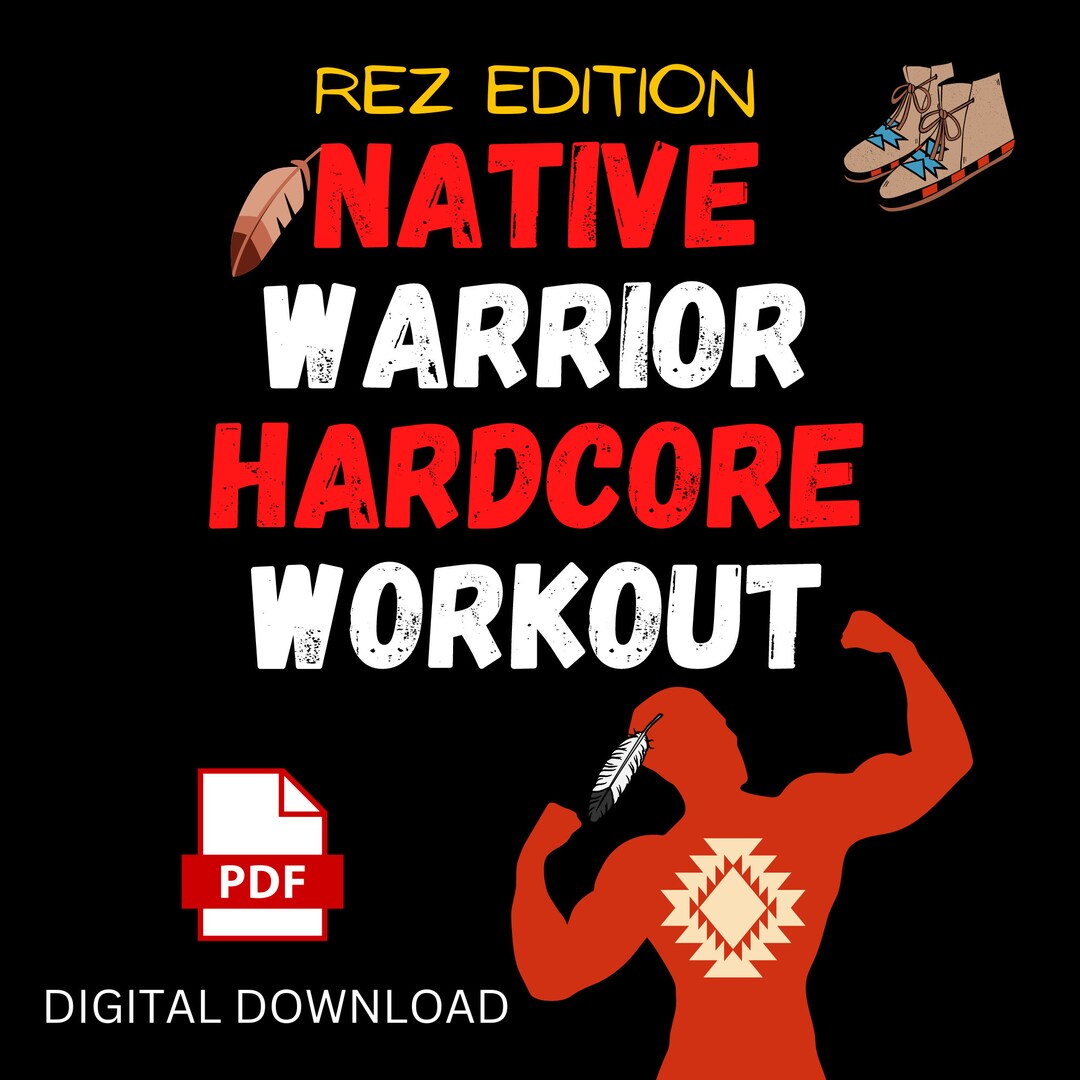 Native Warrior 7-days Hardcore Workout Bundle - Rez Edition - Etsy