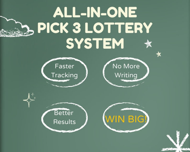 Lottery Pick 3 - Quick System - (EASY TO USE) Google Spreadsheet - Etsy