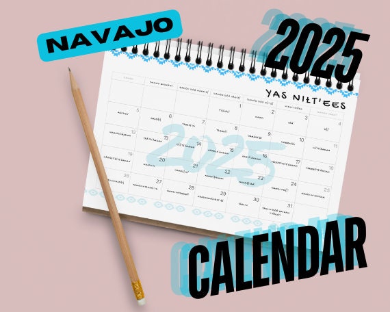 2025 Navajo Language Calendar (PDF) - Etsy