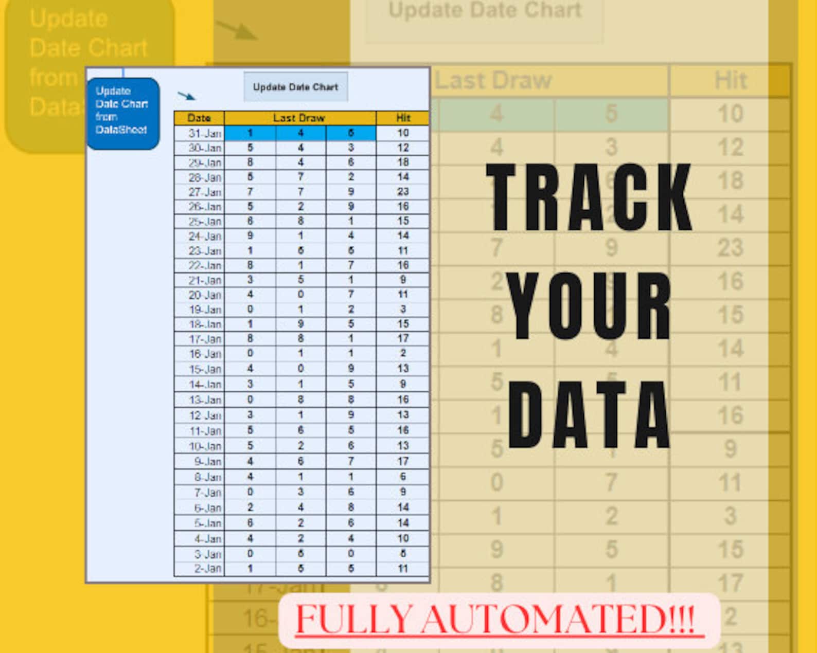 Lottery Pick 3 - Quick System - (EASY TO USE) Google Spreadsheet - Etsy