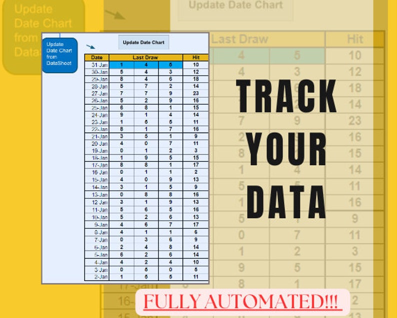 Lottery Pick 3 - Quick System - (EASY TO USE) Google Spreadsheet - Etsy