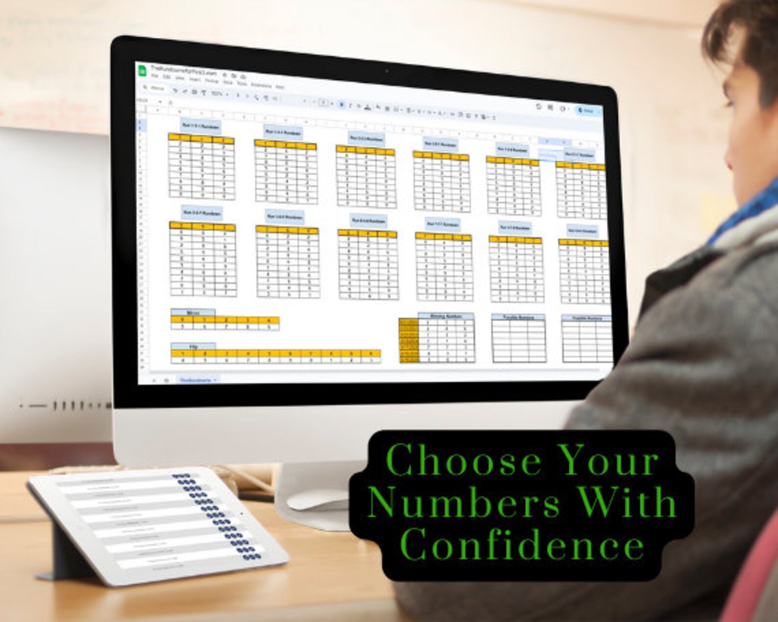 Pick 3 Lottery - Automated Rundown Creator (2025) Google Sheet - Etsy