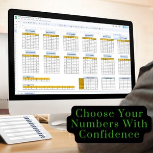 Pick 3 Lottery - Automated Rundown Creator (2025) Google Sheet - Etsy