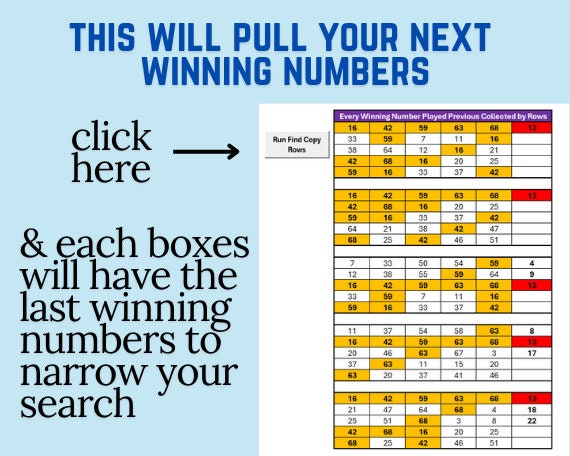 Powerball Wheel System Excel Spreadsheet – Maximize Your Winning ...