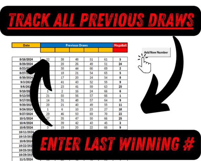 Mega Millions System Excel Spreadsheet - the One and Only...(2025) - Etsy